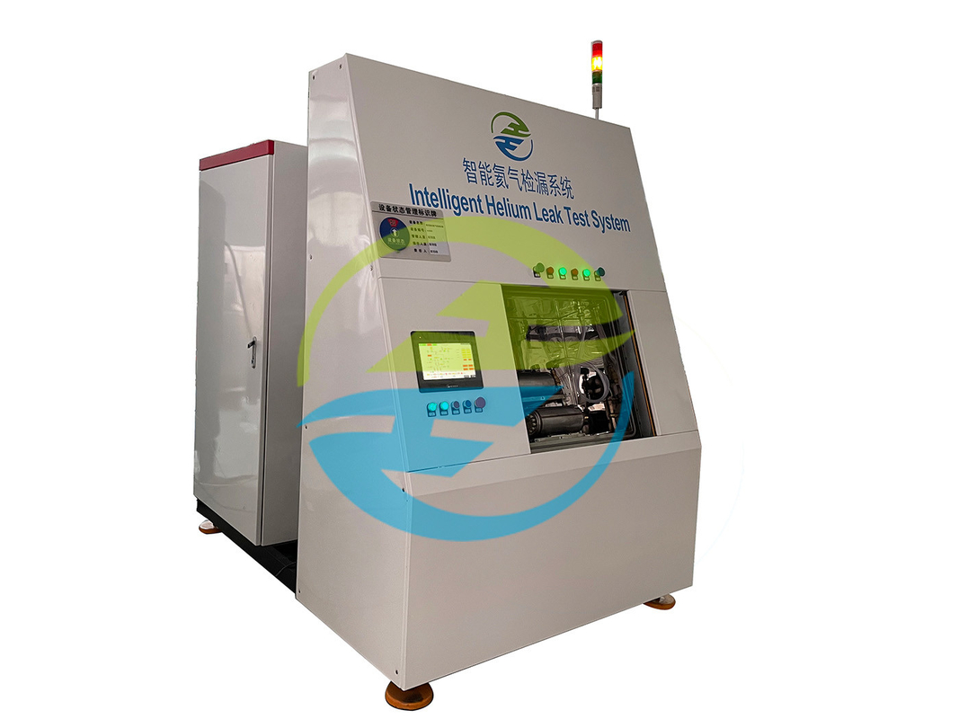 High Recovery Rate Helium Leak Detection System In Automatic Test Cycle With Leak Testing Apparatus