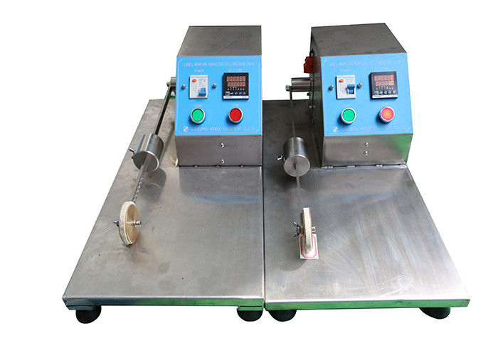 48rpm Test Rate Label Marking Abrasion Test Machine