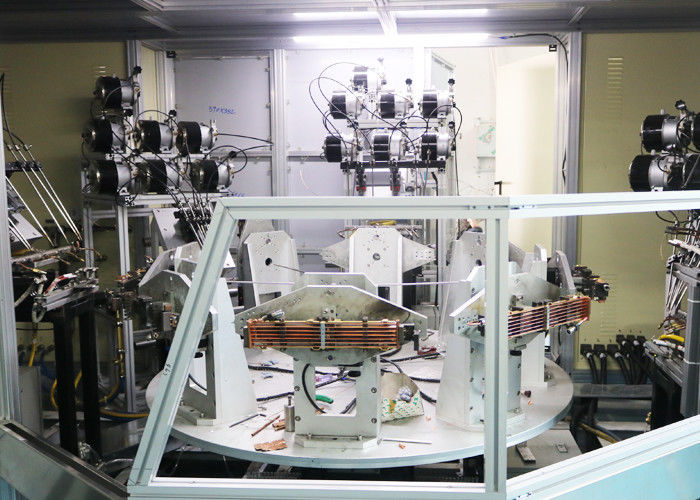 50HZ 60HZ 8 Station 45s/pc Rotary Automatic Brazing Machine