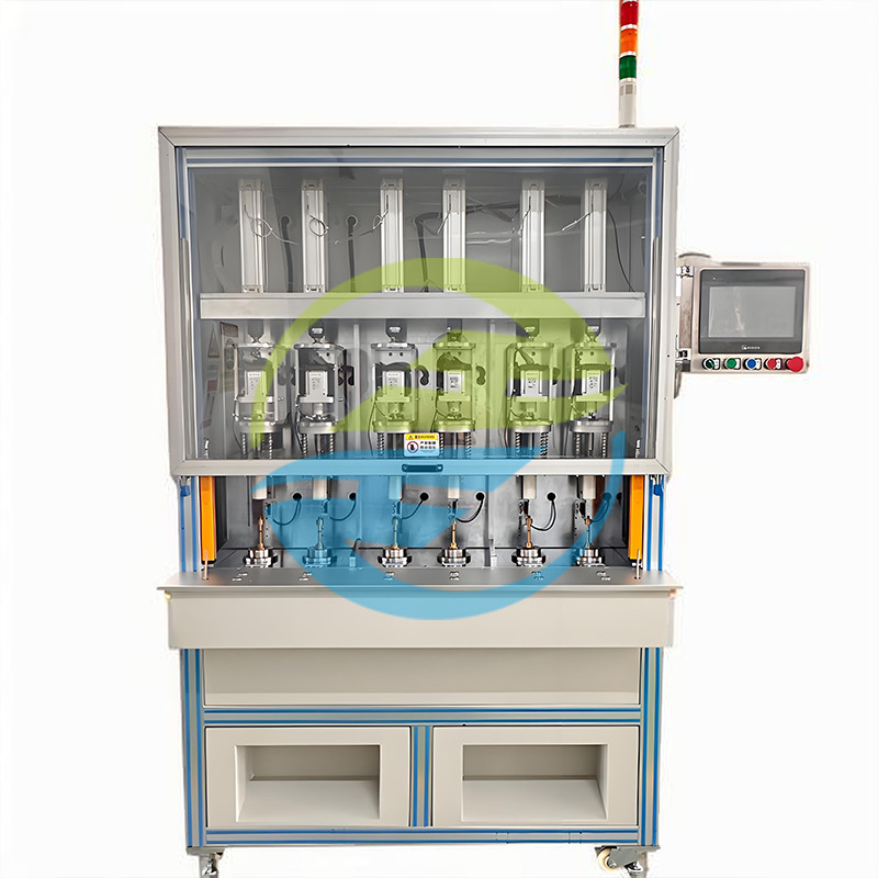 Copper Valve Core Air Tightness Testing Machine 6 Stations 0 - 0.6Mpa ...
