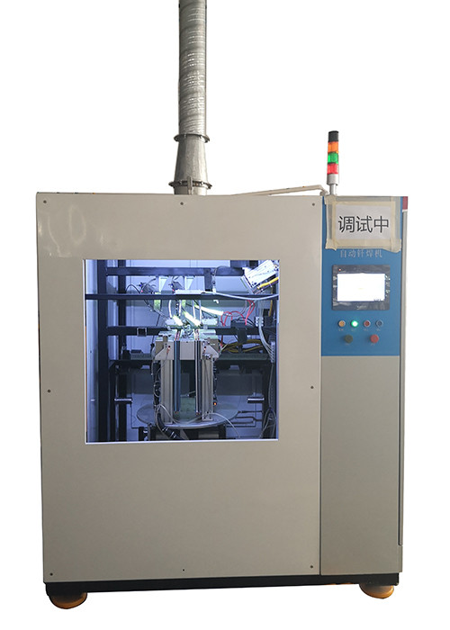 100sets/h Rotating Automatic Flame Brazing Machine