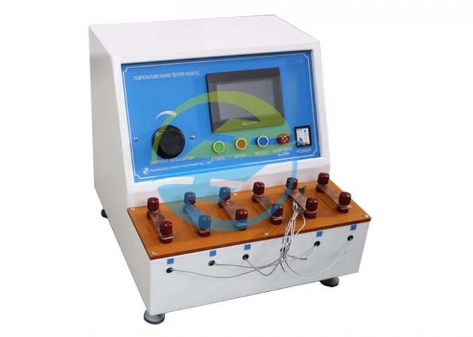 PLC Control 0 - 125A Temperature Rise IEC Test Equipment 60884 Six Stations