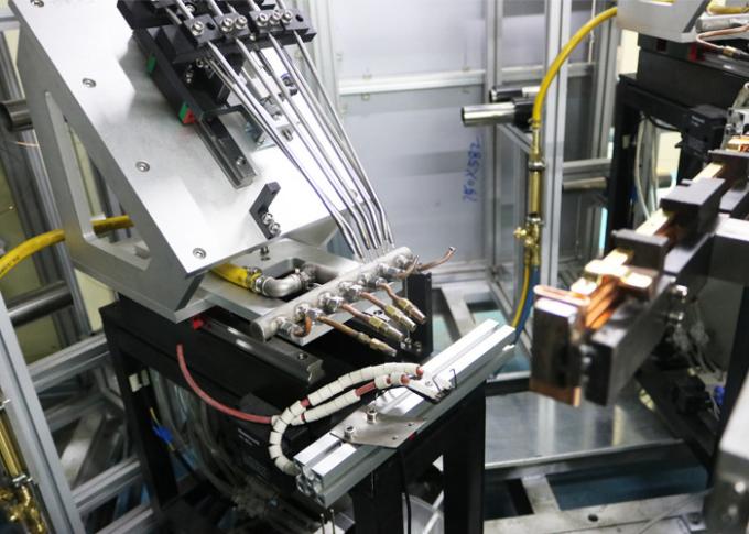 50HZ 60HZ 8 Station 45s/pc Rotary Automatic Brazing Machine