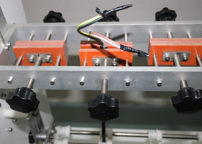 IEC 60884-1 Flexible Cable Flexing Test Apparatus Flexing Angles Adjustable